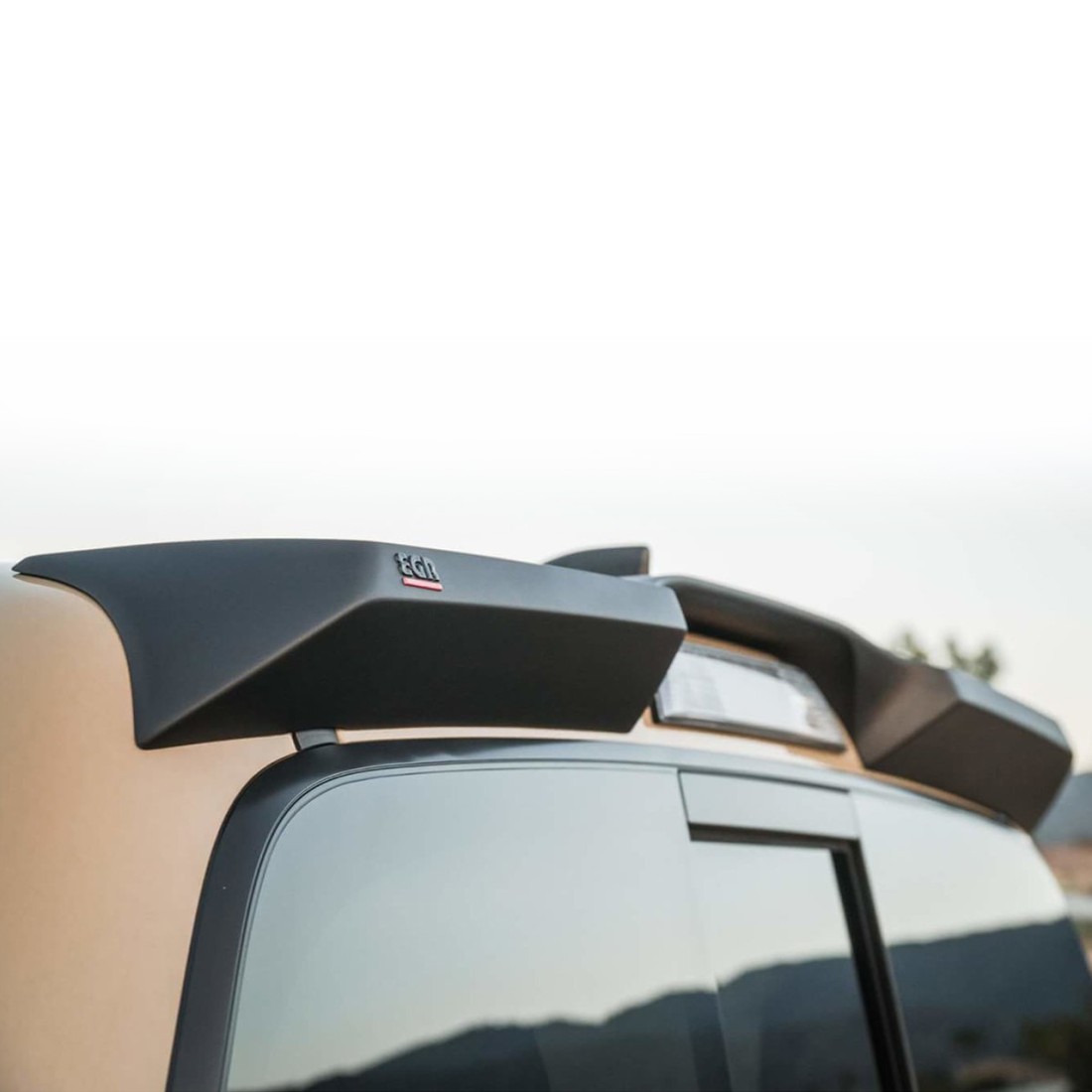 Truck Cab Spoilers : Toyota Tacoma Matte Black Truck Cab ...