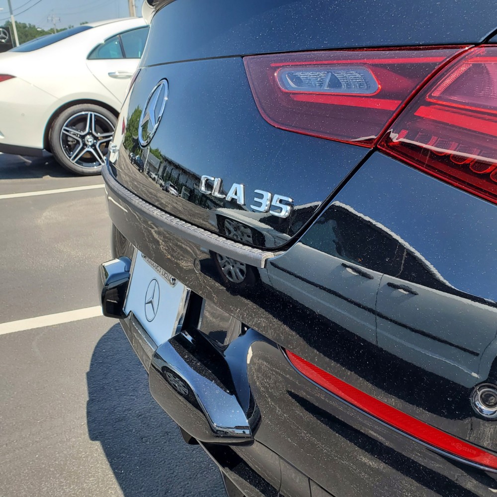 Rear Bumper Protectors : Mercedes-Benz CLA Rear Bumper Protector ...