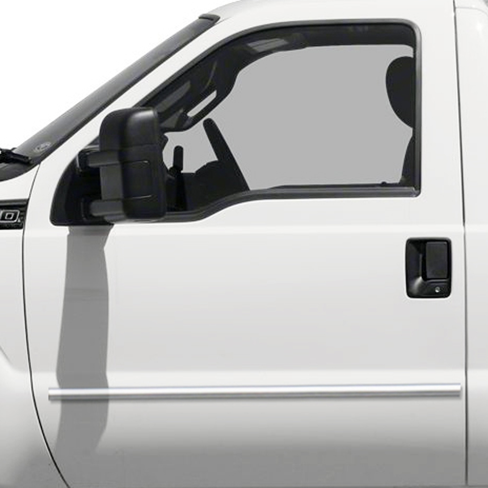 Chrome Body Side Molding : Ford F-350 Regular Cab Chrome ...