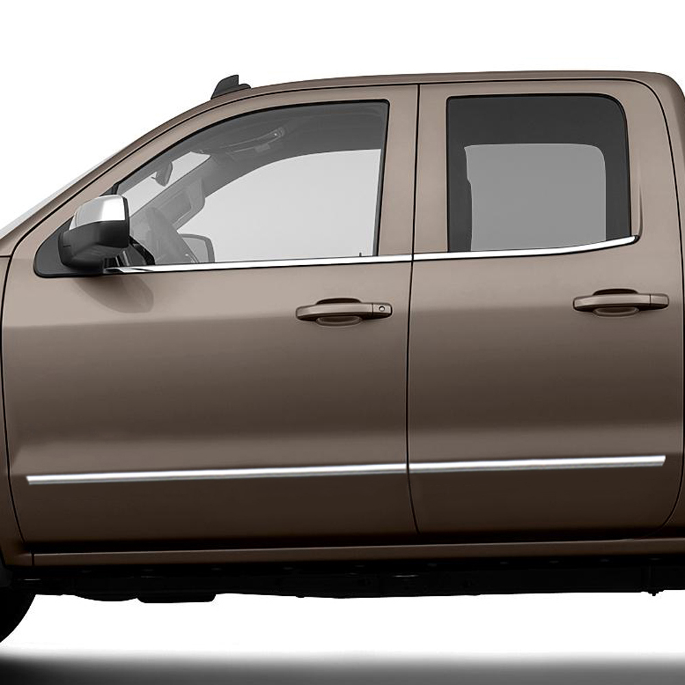 Body Side Moldings : GMC Sierra Double Cab Chrome Body Side ...