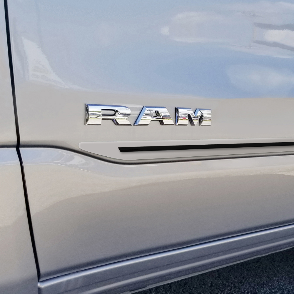 Painted Molding with Color Insert : Ram 1500 Crew Cab Painted ...