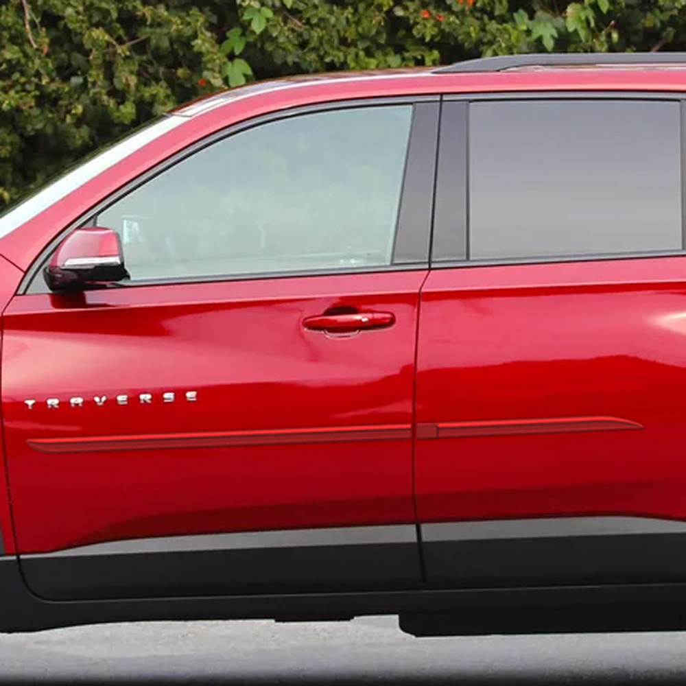 Painted Body Side Moldings : Chevrolet Traverse Painted ...