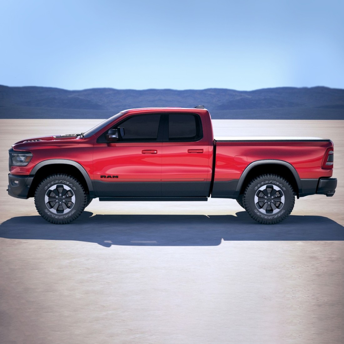 Painted Body Side Molding : Ram 1500 Quad Cab Painted Body ...