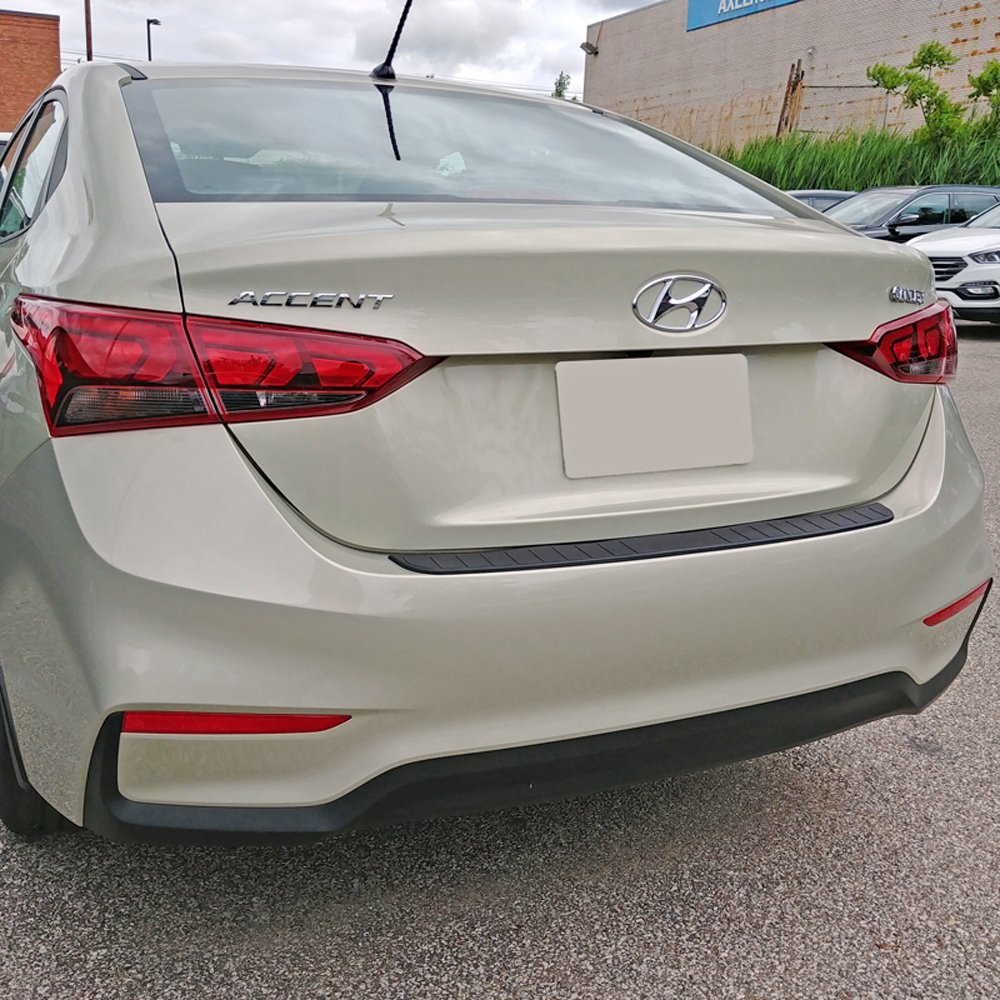 Bumper Protectors : Hyundai Accent Sedan Rear Bumper Protector ...