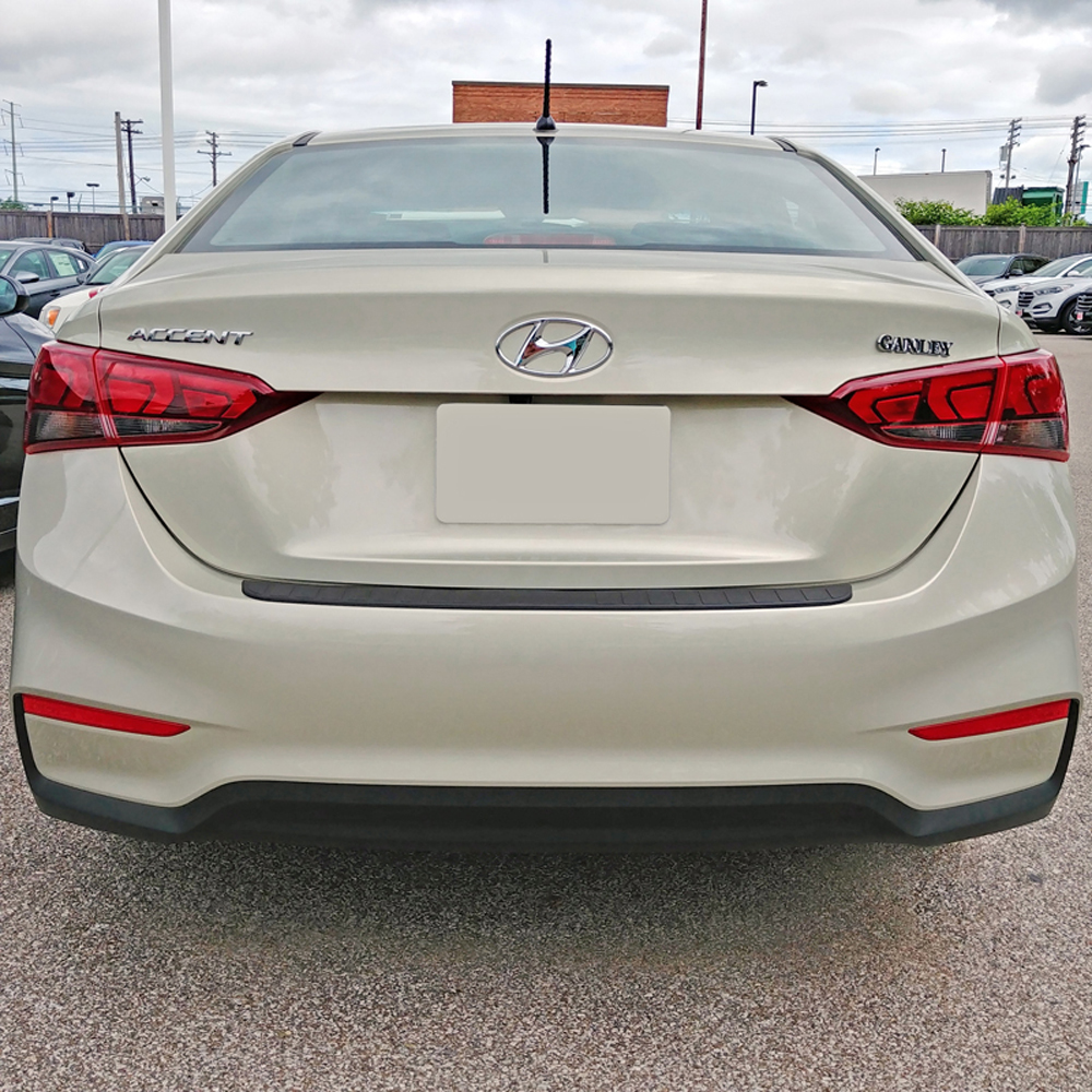Bumper Protectors : Hyundai Accent Sedan Rear Bumper Protector ...