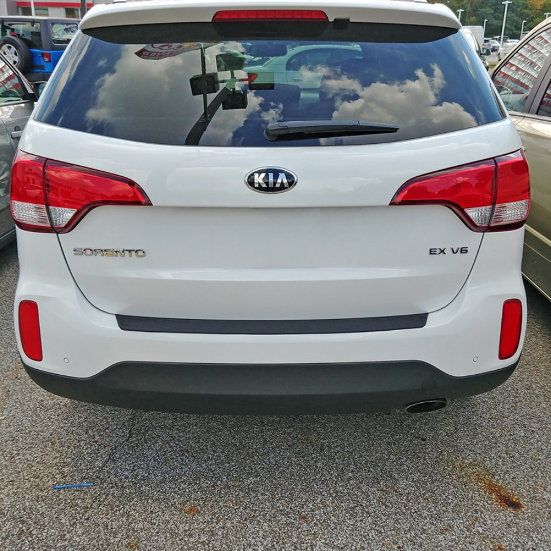 Bumper Protectors : Kia Sorento Rear Bumper Protector 2011 ...