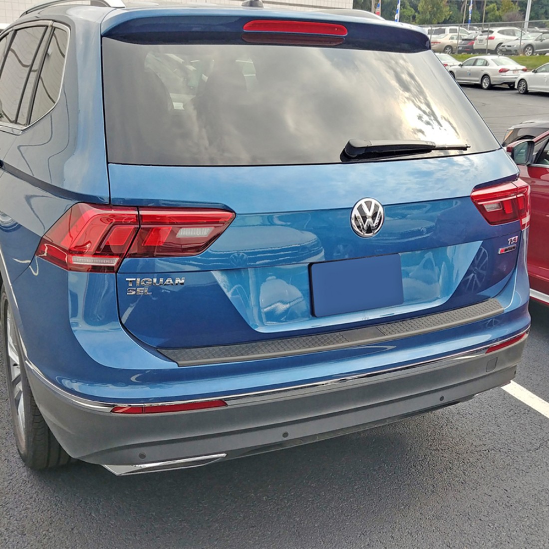 Bumper Protectors : Volkswagen Tiguan Rear Bumper Protector ...