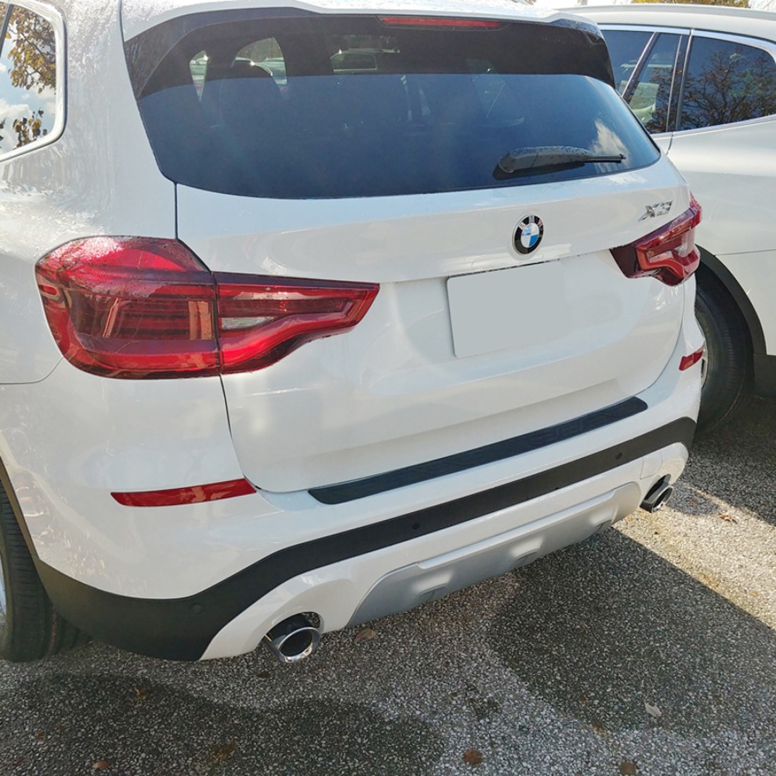 Bumper Protectors : BMW X3 Rear Bumper Protector 2018