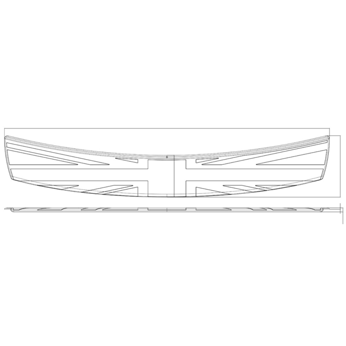 Bumper Protectors : Dodge Journey Rear Bumper Protector ...