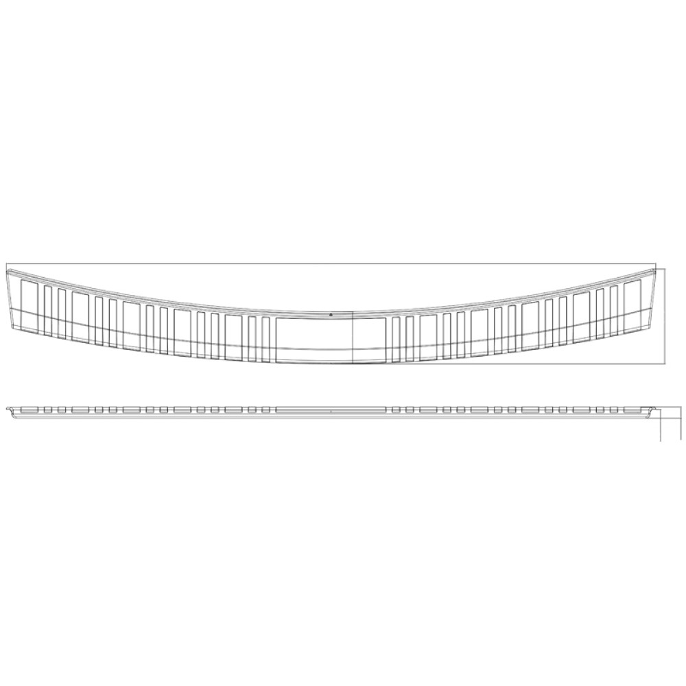 Bumper Protectors : Ford Edge Rear Bumper Protector 2007 ...