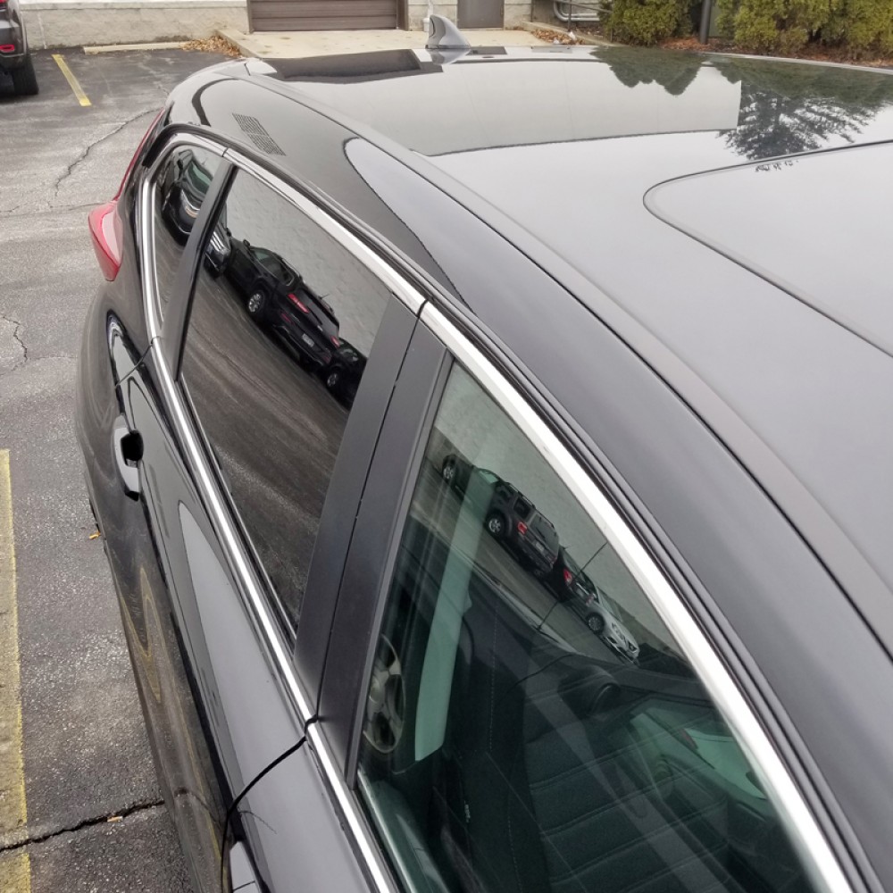 Drip Rail Rain Gutter Guards; Two 10' Pieces - 9/16” Wide,