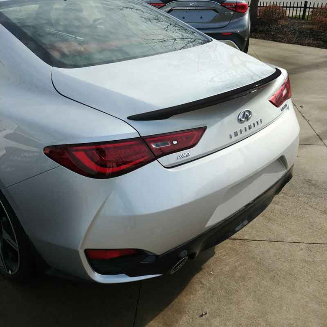 Flush Mount Spoilers : Infiniti Q60 Factory Style Flush ...