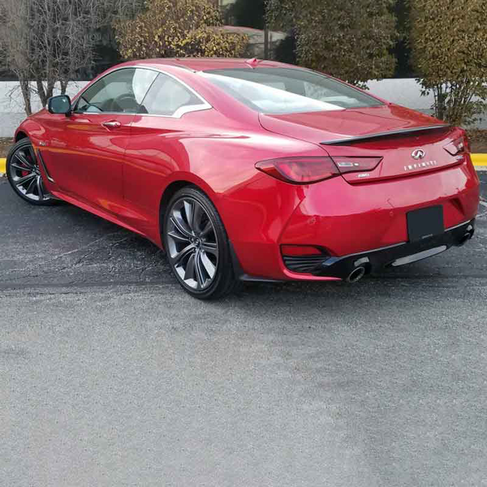 Flush Mount Spoilers : Infiniti Q60 Factory Style Flush ...