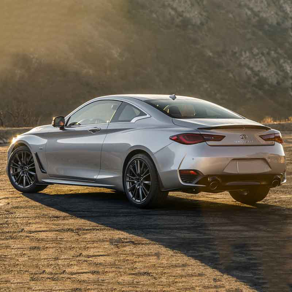 Flush Mount Spoilers : Infiniti Q60 Factory Style Flush ...