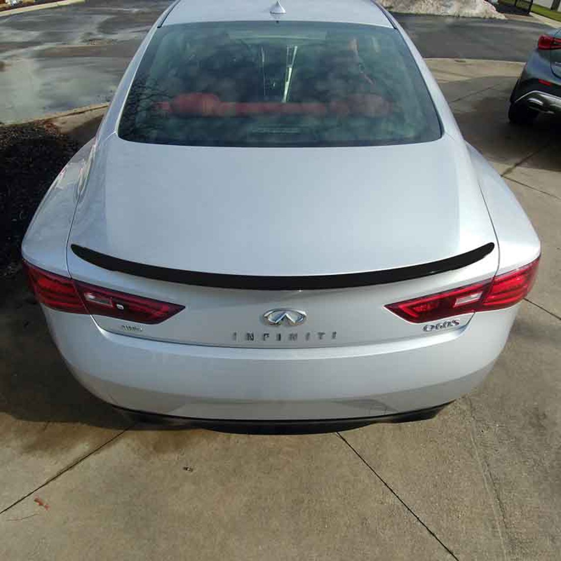 Flush Mount Spoilers : Infiniti Q60 Factory Style Flush ...