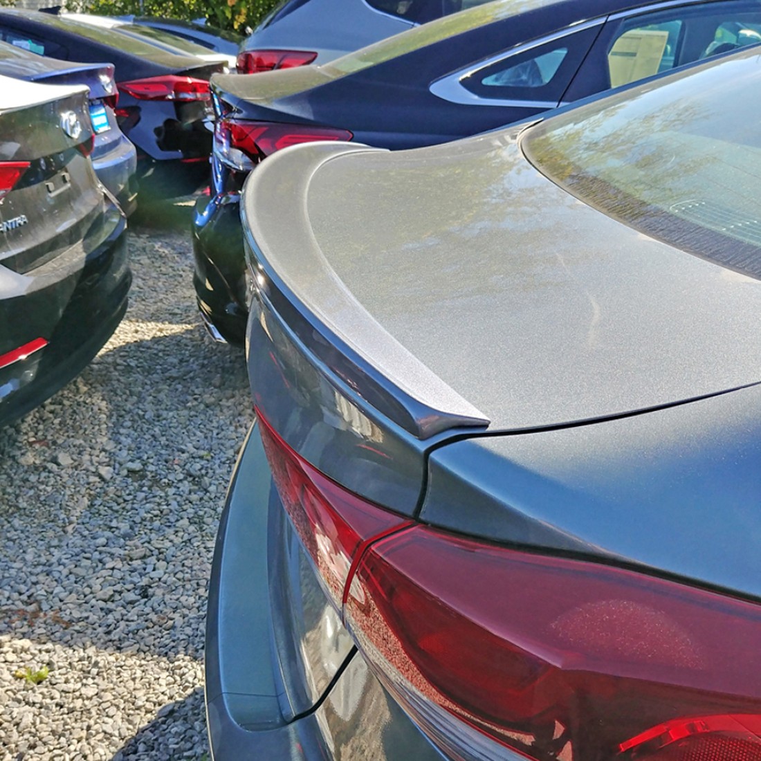 Flush Mount Spoilers : Hyundai Elantra Factory Style Flush ...