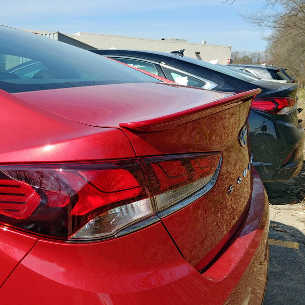 Flush Mount Spoilers : Hyundai Sonata Factory Style Painted ...
