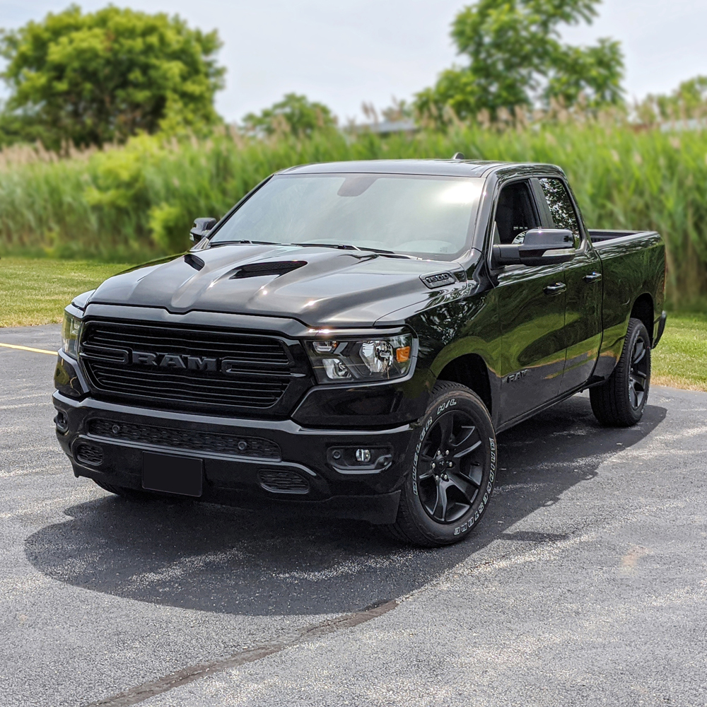Ram Air Hoods : Ram 1500 Painted Functional Ram Air Hood ...