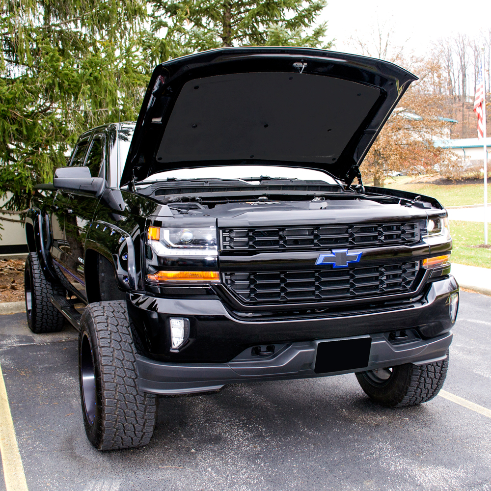Ram Air Hoods : Chevrolet Silverado 1500 Painted Functional ...