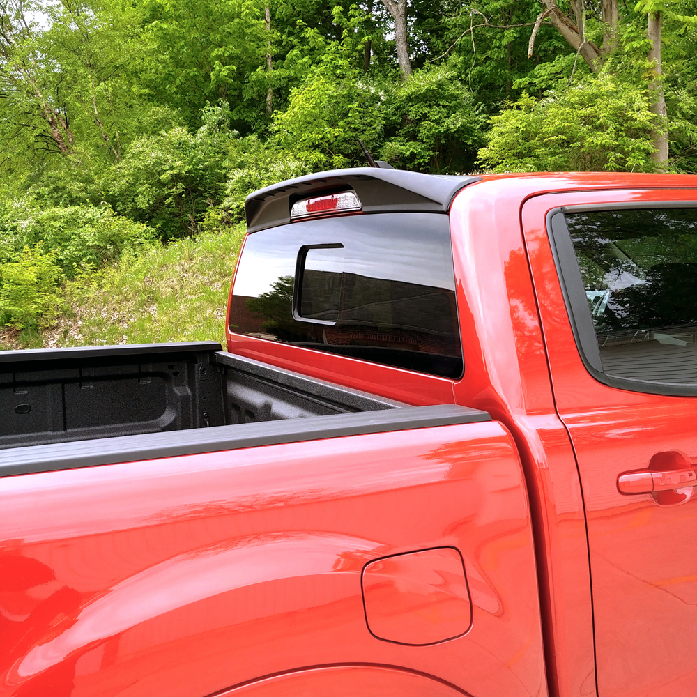 Truck Cab Spoilers : Ford Ranger SuperCrew Matte Black Truck ...