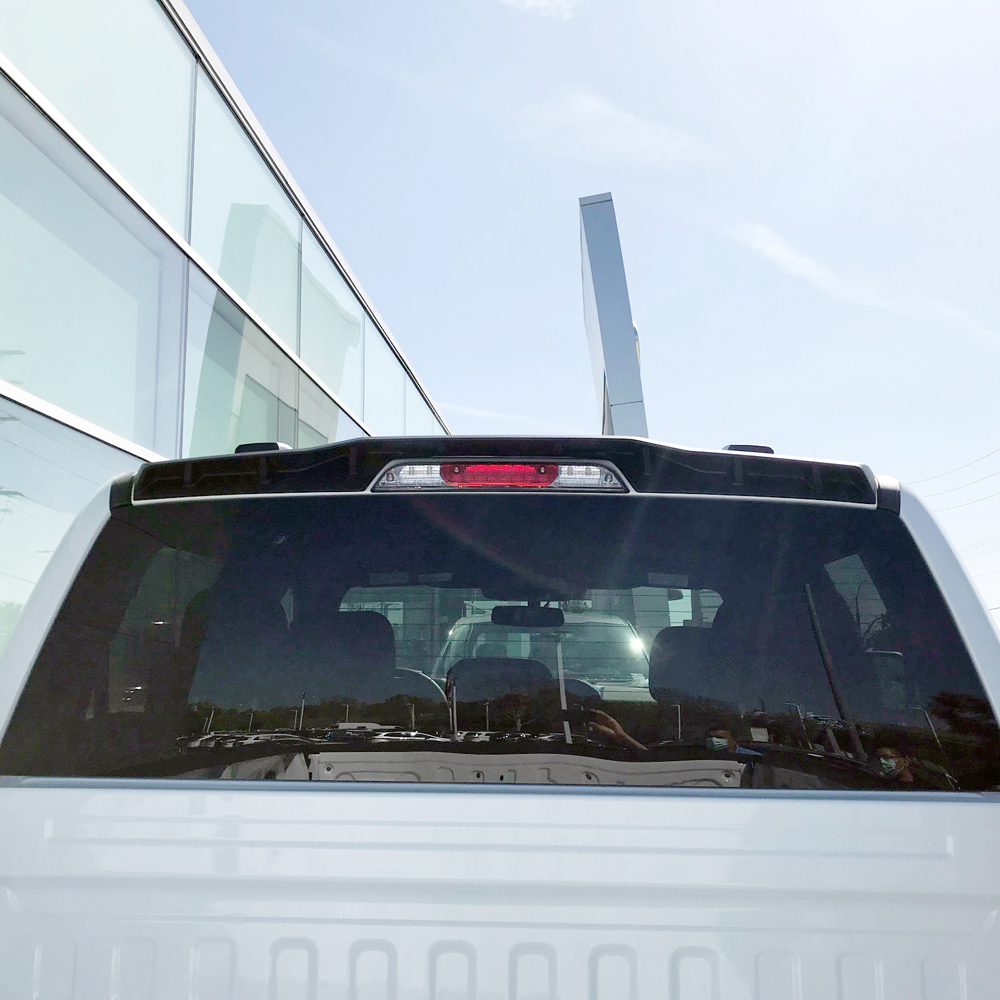 Truck Cab Spoilers : Ford F-150 Matte Black Truck Cab Spoiler ...